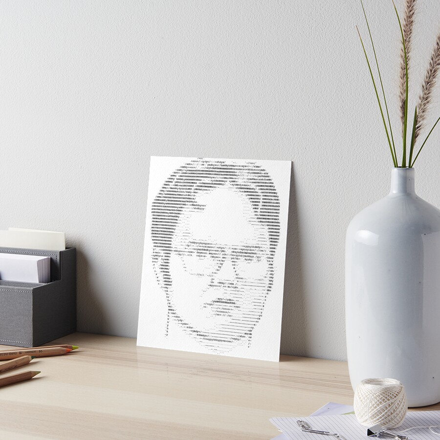 "Pam's Summer Project Of Dwight Schrute" Art Board Print for Sale by ...