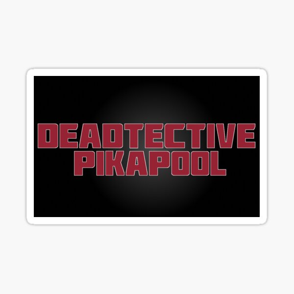 "Detective Pikapool" Sticker for Sale by RadicalAM | Redbubble