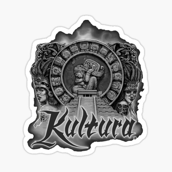 "Kultura End Of Times Mayan Calendar" Sticker for Sale by KulturaLA ...