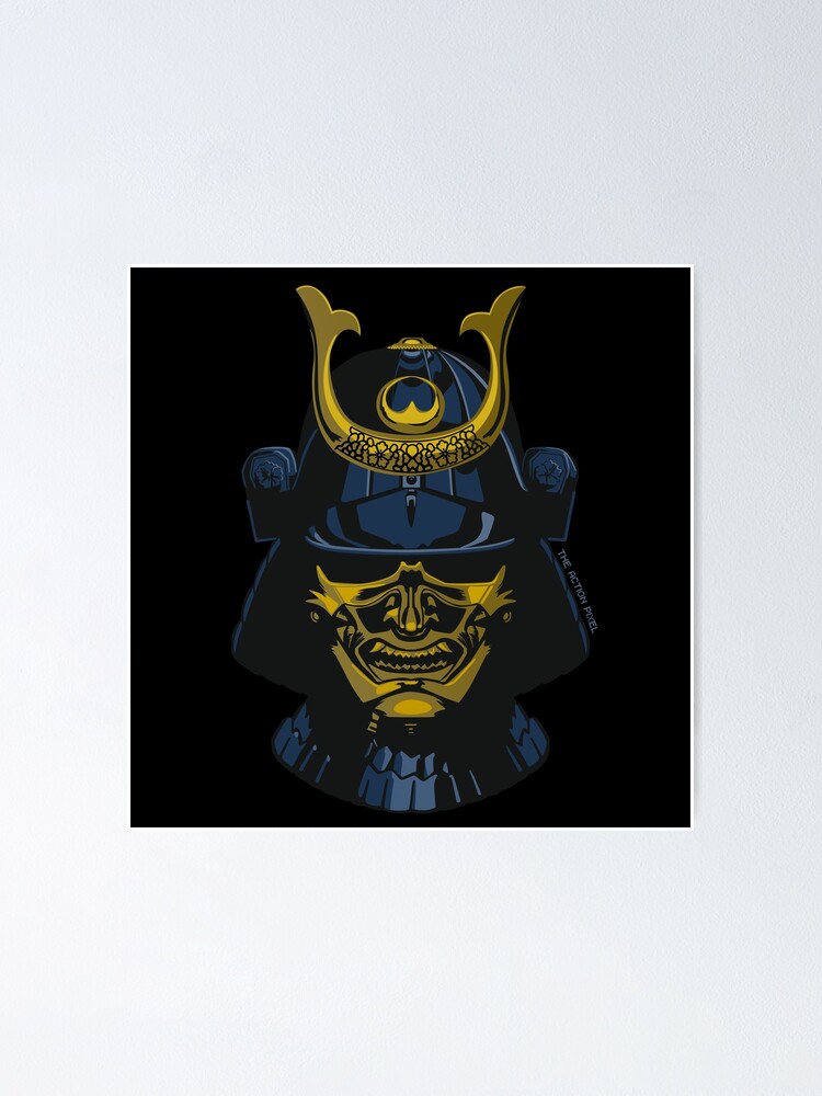 "Lone Ronin – Samurai Warrior Bushido Mask" Poster for Sale by ...