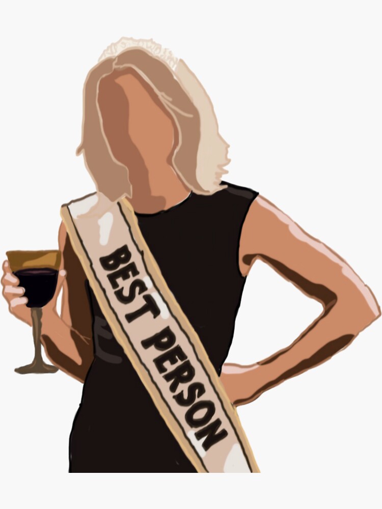 "Best Person" Sticker by donagi14 | Redbubble