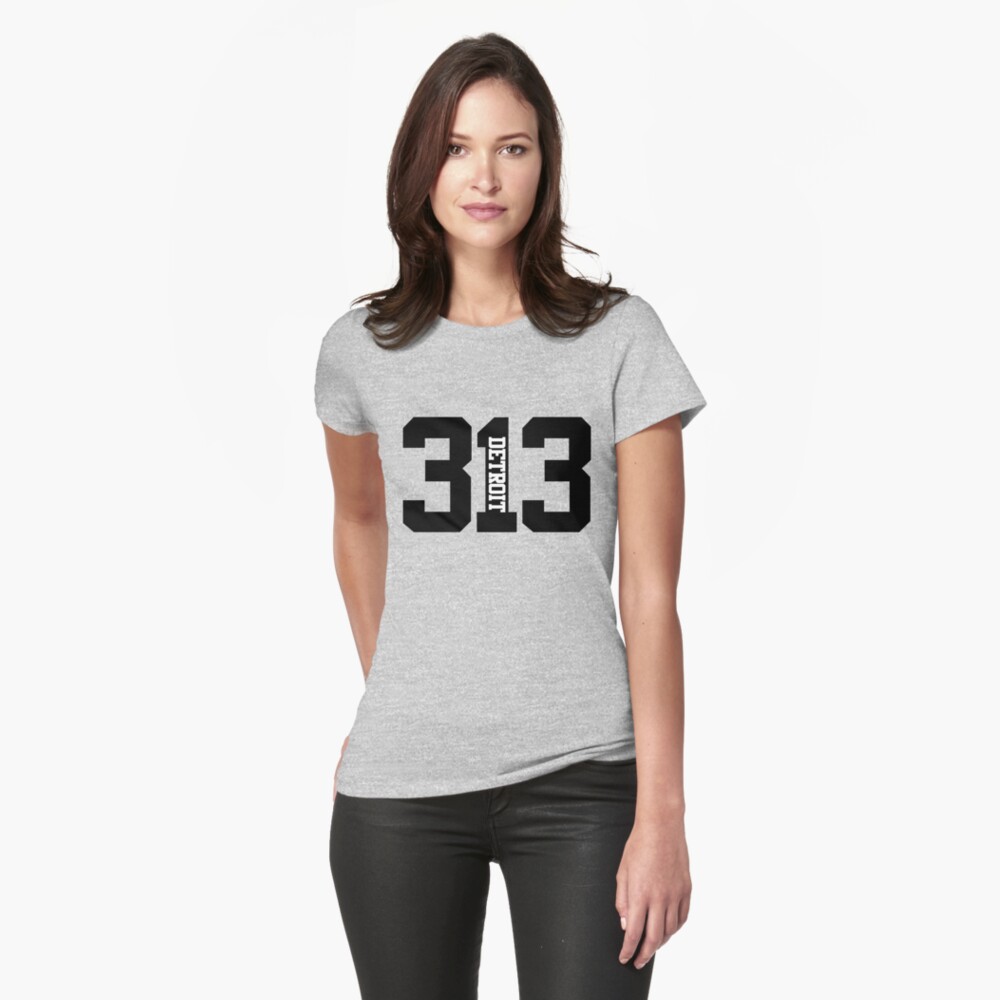 "313 Detroit" Sticker for Sale by shirtzink | Redbubble