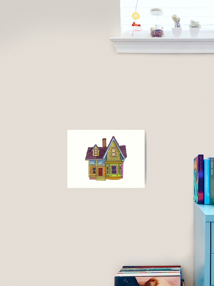 "House from the movie Up" Art Print for Sale by Haleyperetic | Redbubble
