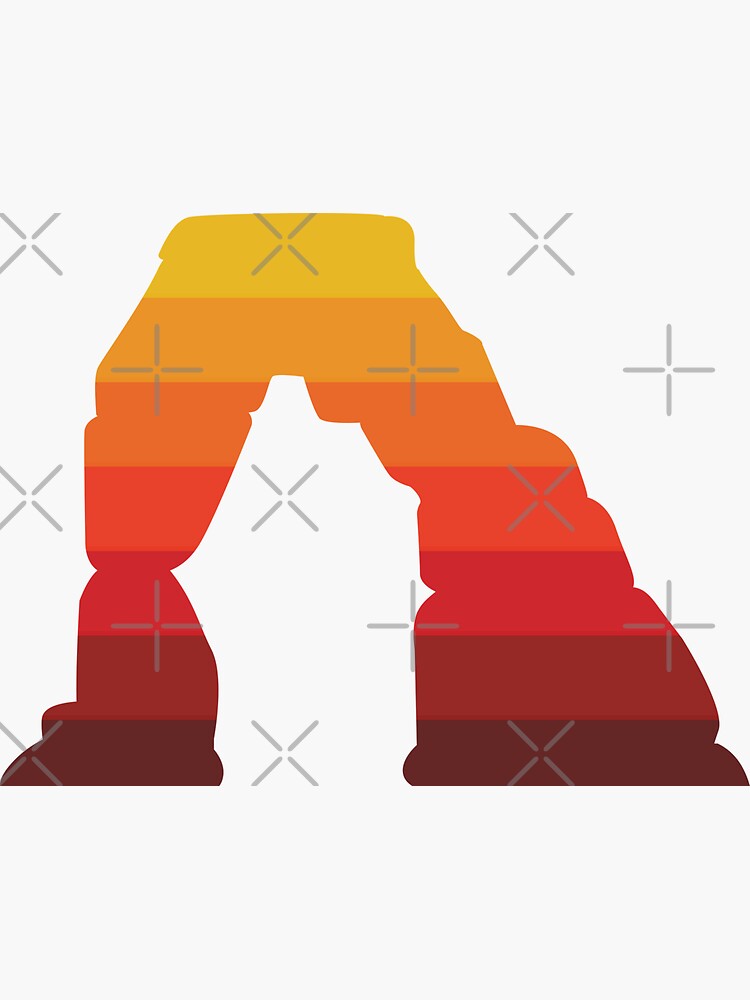 "Utah Arch" Sticker for Sale by randilynn18 | Redbubble