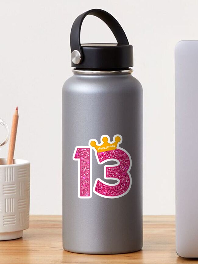 "Happy Birthday Art, Girls 13th Party 13 Years Old Bday" Sticker for ...