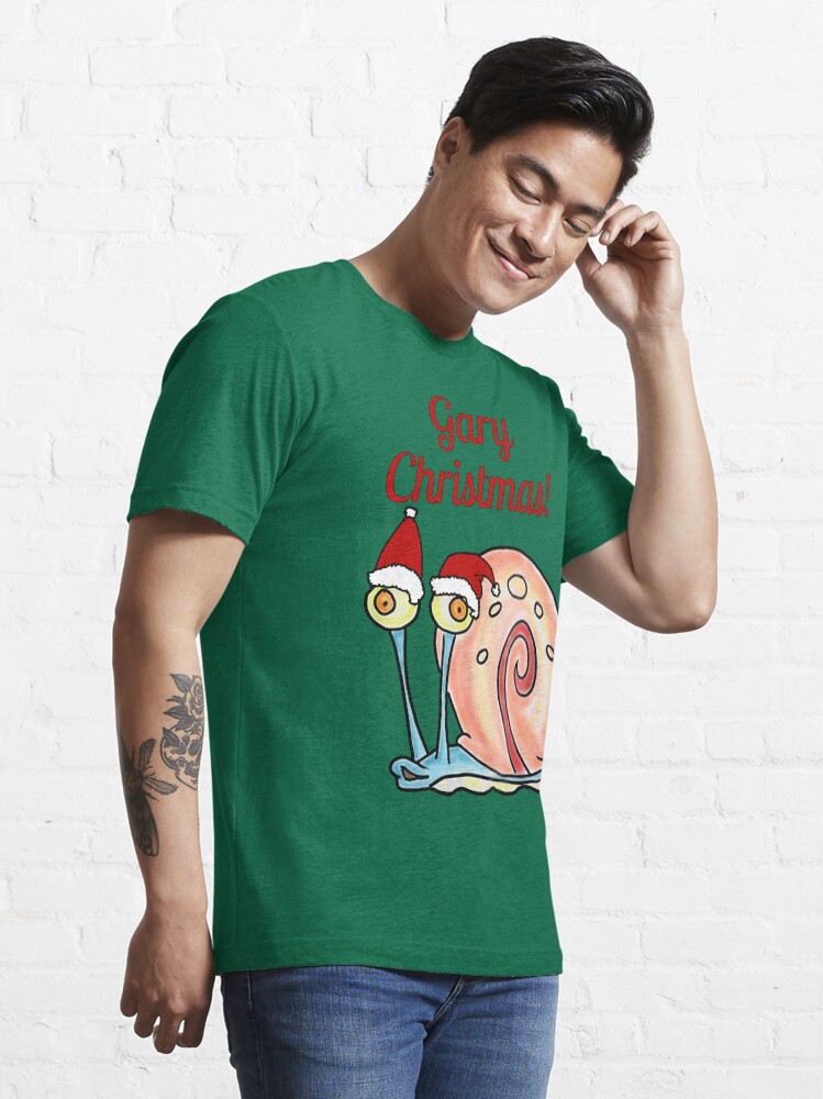 "Christmas Gary Spongebob" T-shirt for Sale by jopska | Redbubble ...