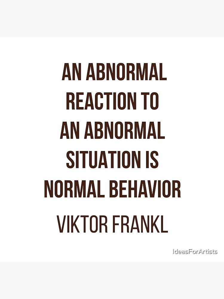 Normal Behaviour Quotes
