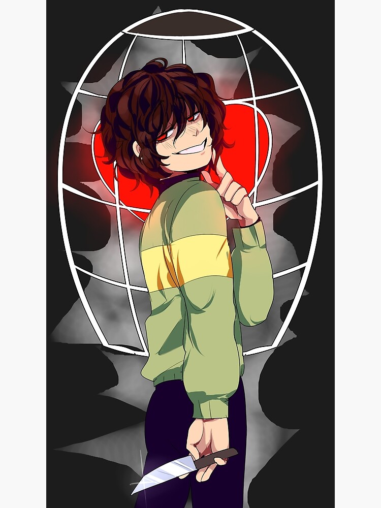 "deltarune chara" Poster by Dannychama | Redbubble