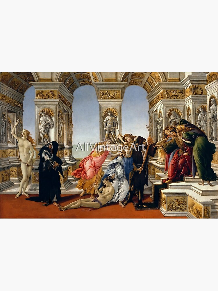 "Vintage Sandro Botticelli The Calumny of Apelles 1496" Poster by ...