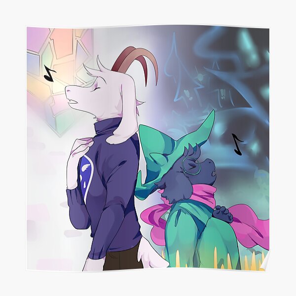 "asriel ralsei" Poster by Dannychama | Redbubble