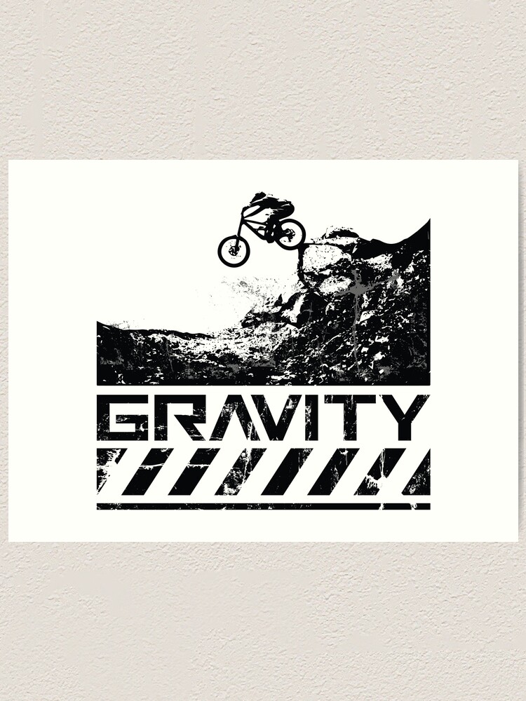 "Downhill mountain biking. Gravity MTB " Art Print for Sale by Hoyda ...