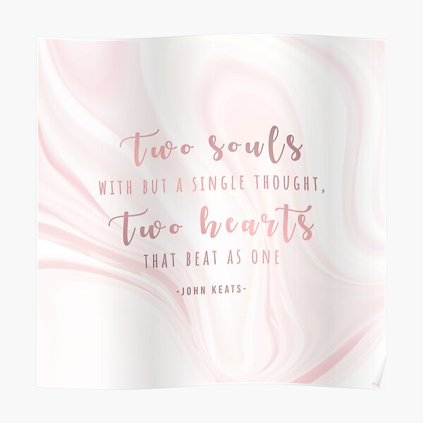 "Wedding quotes - Pink marble and rose gold typography" Poster for Sale ...