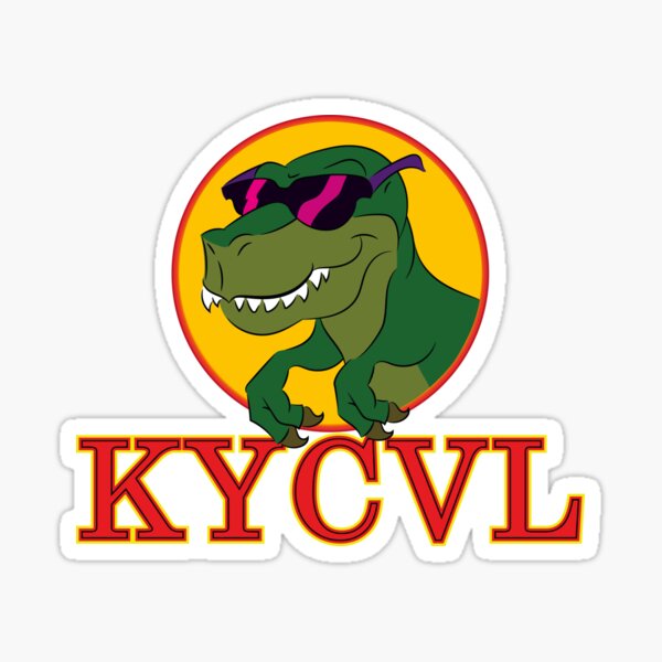 "Dinosaurio clásico KYC" Sticker by Jazaelstar | Redbubble