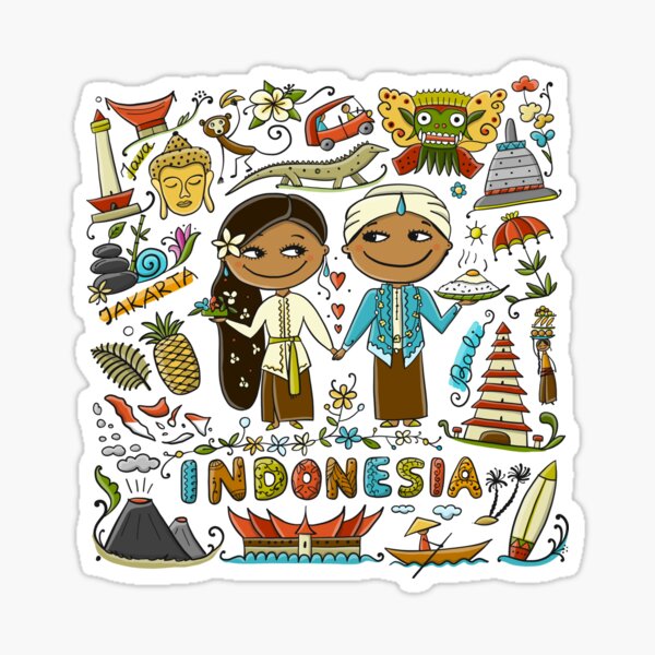 Indonesia Stickers | Redbubble