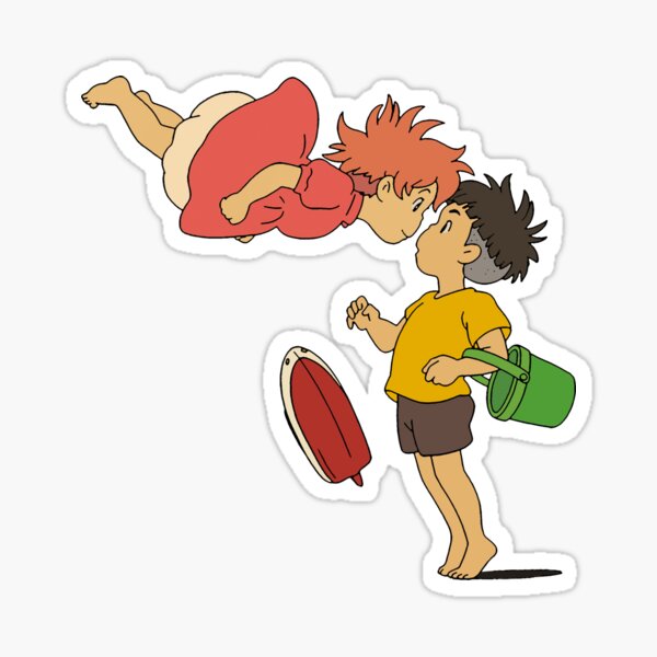 Ponyo Stickers | Redbubble