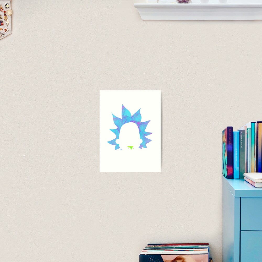 "Rick Sanchez silhouette " Art Print by DivasaurDesigns | Redbubble