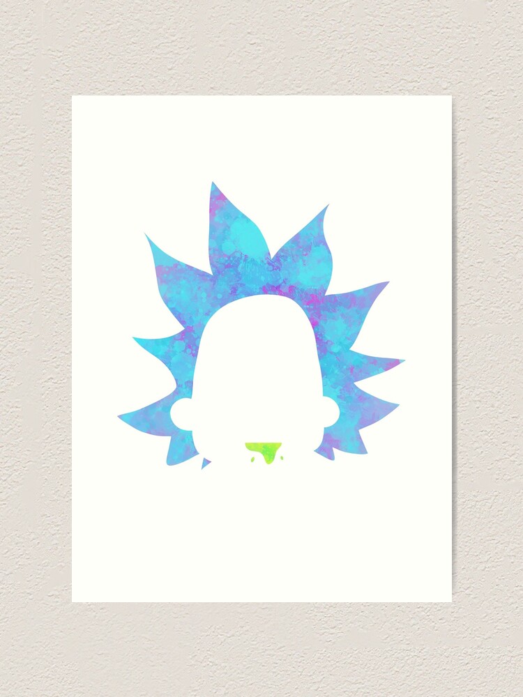 "Rick Sanchez silhouette " Art Print by DivasaurDesigns | Redbubble