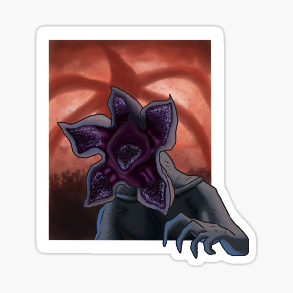 "demogorgon " Sticker by IndecisiveArt | Redbubble