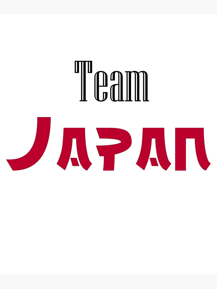 "White Team Japan Party Games Themed Bib" Photographic Print by Dator ...