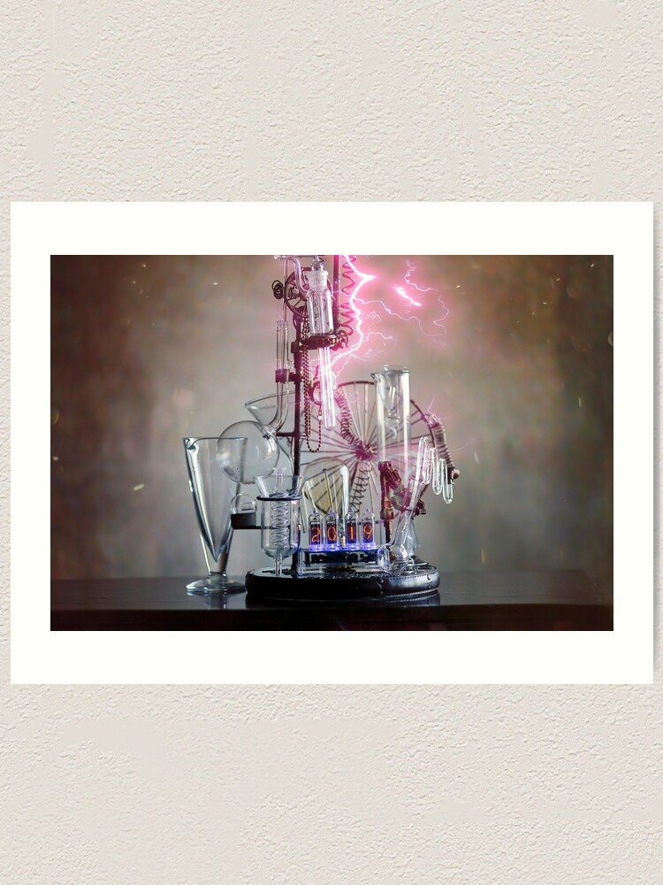 Lámina artística «Calendario nixie destilador steampunk» de tiky224 ...