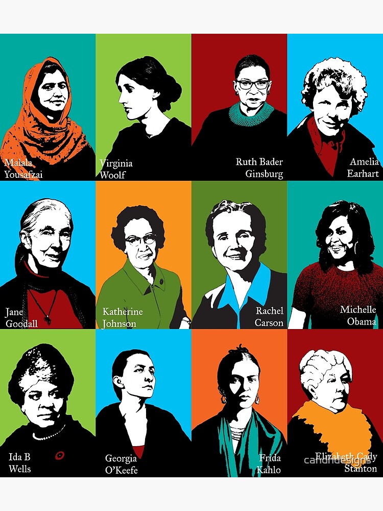 "Feminist Icons" Poster for Sale by candhdesigns | Redbubble