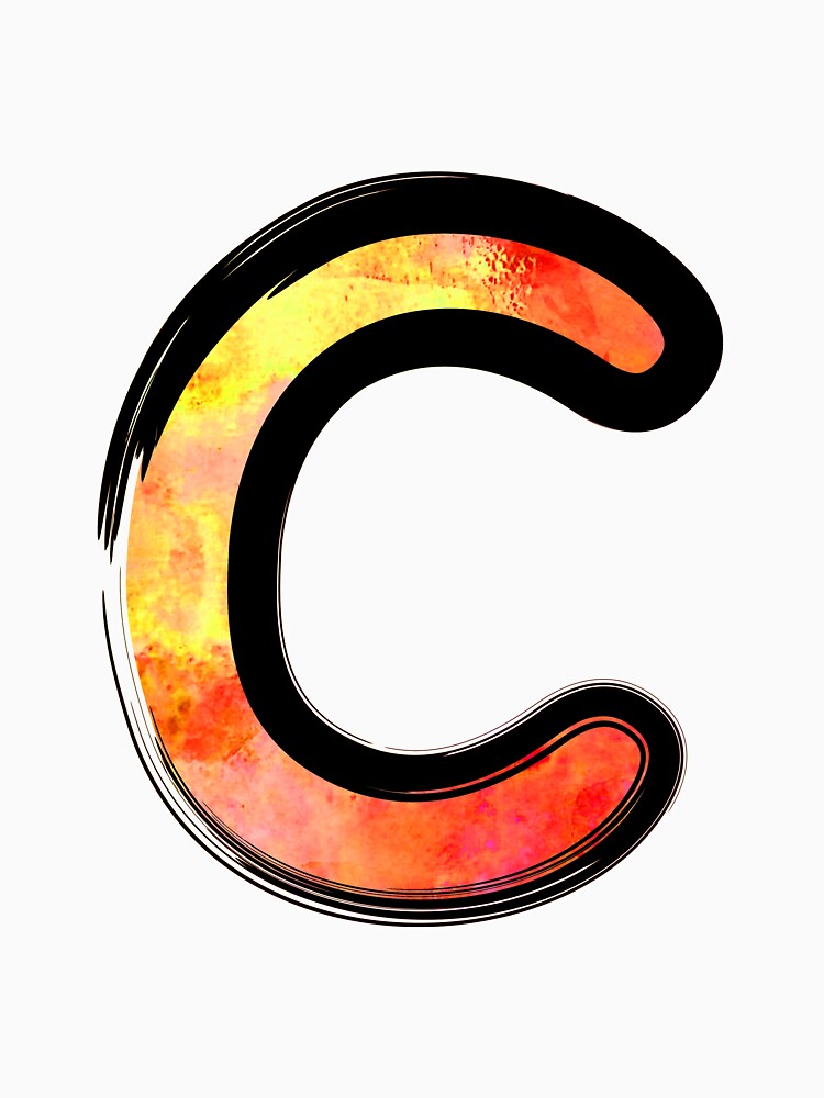 "Water Colored - C" T-shirt for Sale by ABCstudio | Redbubble | water ...