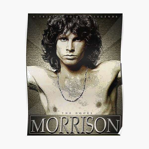"Jim Morrison Poster" Poster by nomercy50 | Redbubble