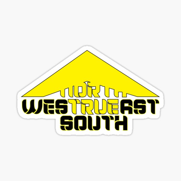 "TRUE NORTH" Sticker for Sale by EARNESTDESIGNS | Redbubble