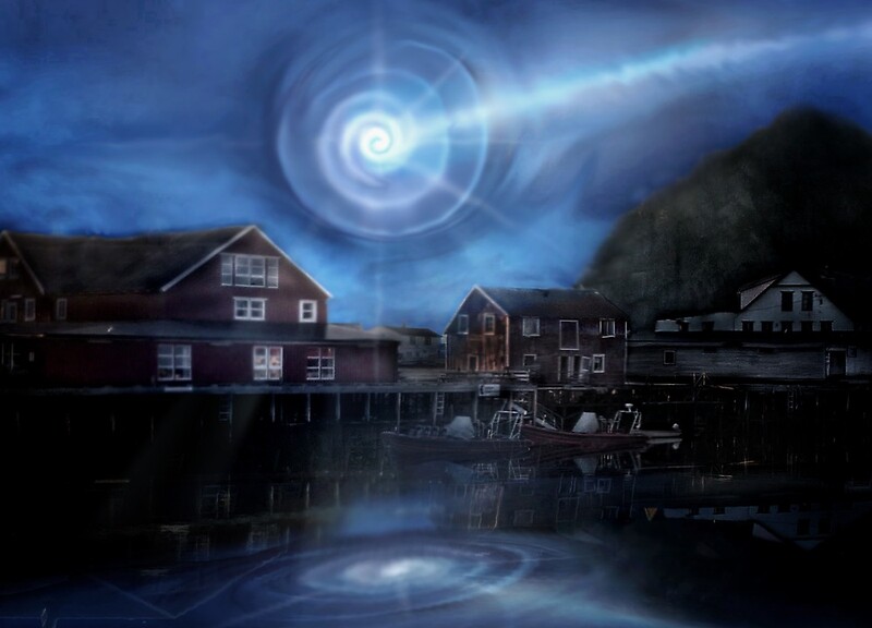 "Norway UFO Vortex" by Cliff Vestergaard | Redbubble