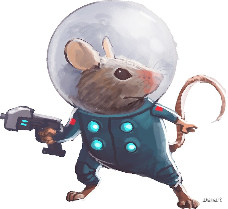 "SPace rat" by wenart | Redbubble