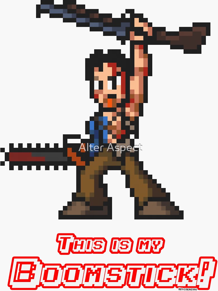 "This is my Boomstick!" Sticker for Sale by Loqdon | Redbubble