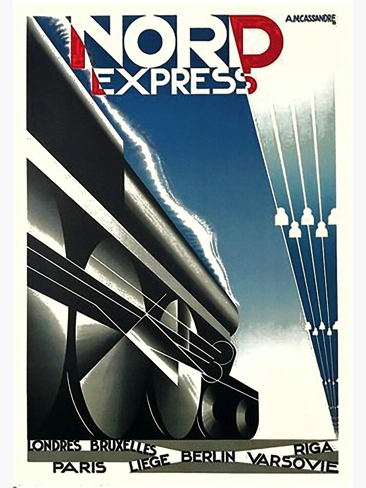 "Nord Express Super Train to Berlin" Art Print by edsimoneit | Redbubble