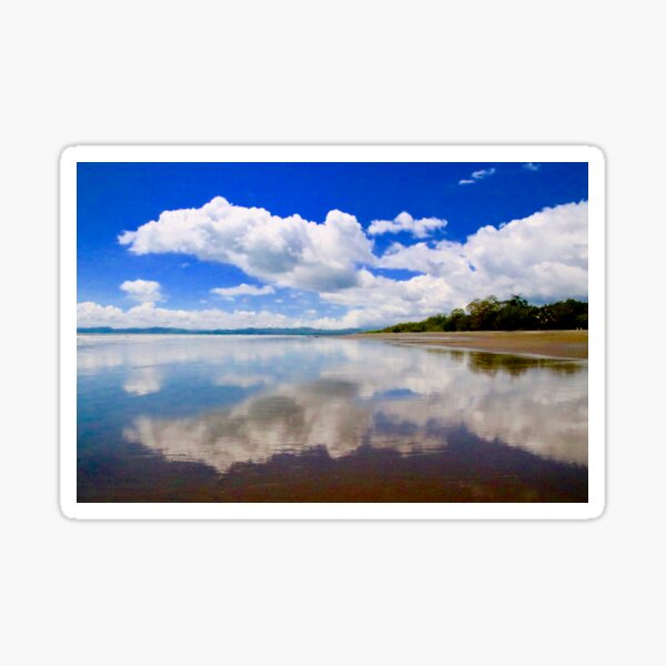 "Floating Beach" Sticker by lenzart | Redbubble