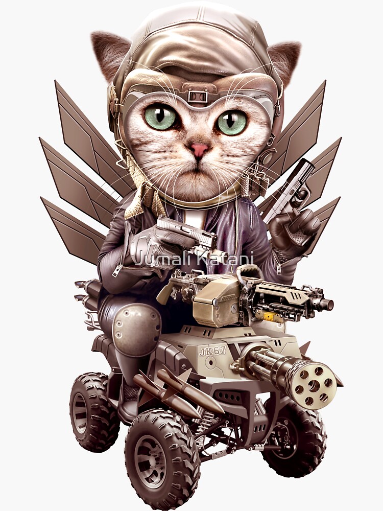 "CATLORD" Sticker for Sale by Jumali Katani | Redbubble