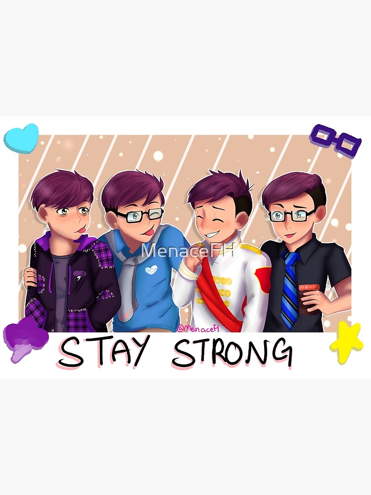 "Sanders Sides Blep" Poster by MenaceFH | Redbubble