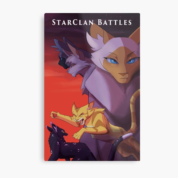 "StarClan Battles" Metal Print for Sale by TennelleFlowers | Redbubble