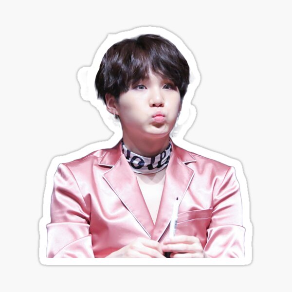 "yoongi" Sticker by anniemckenzie | Redbubble