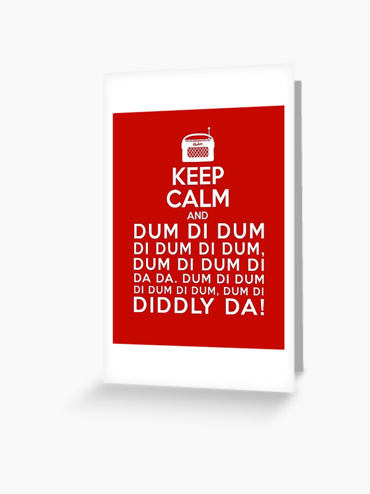 "Keep Calm and Dum di dum .... Archers Theme Tune Barwick Green Fun for ...