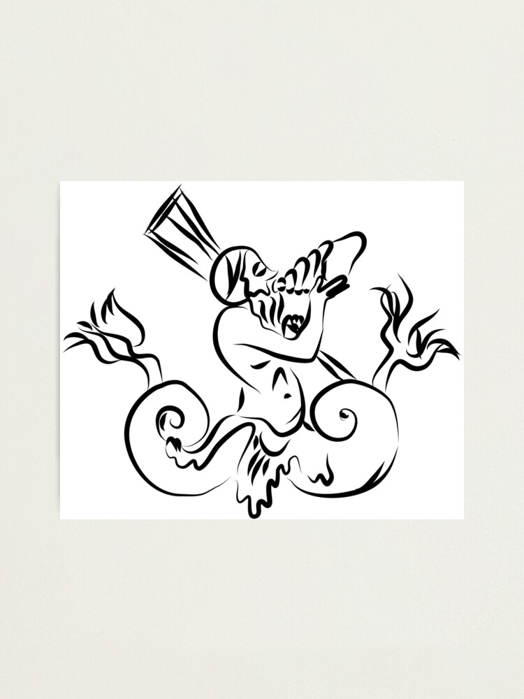 Triton Mythology Monster Sketch