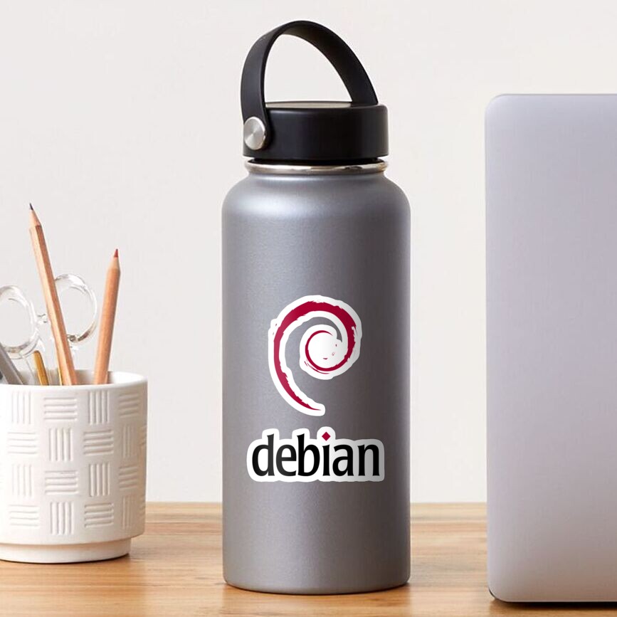"debian operating system logo" Sticker for Sale by Loid | Redbubble