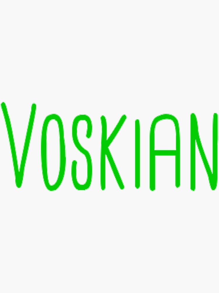 "Voskian/Jessica Vosk Fan" Sticker for Sale by alyssafinfer | Redbubble