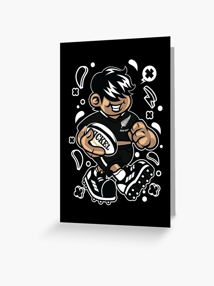 " NZ Ab's Kiwi Rugby Cartoon Character - Fun illustration for the New ...