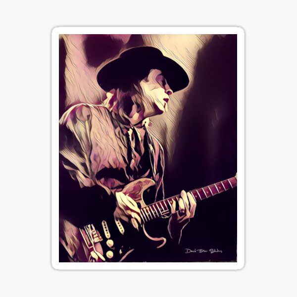 "SRV - Graphic 1" Sticker for Sale by davidbstudios | Redbubble