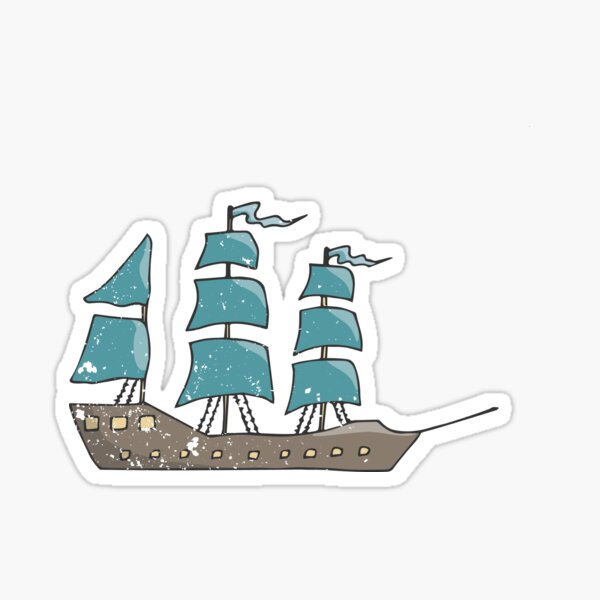 "Old Ship" Sticker for Sale by arthouze | Redbubble