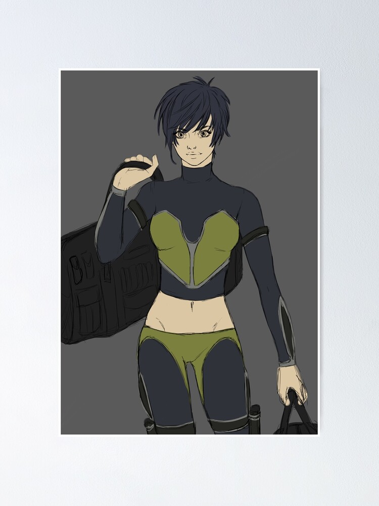 "Cool agent illustration" Poster for Sale by Anna-Maisner | Redbubble