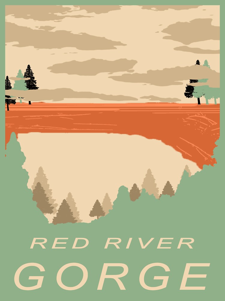 "Red River Gorge" Sticker for Sale by kayleencarson | Redbubble