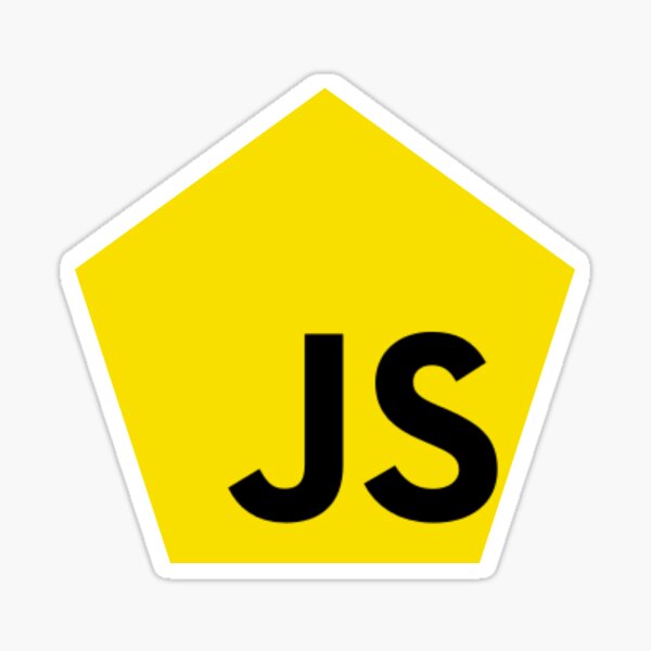 "JavaScript - Pentagon" Sticker for Sale by kiknag | Redbubble