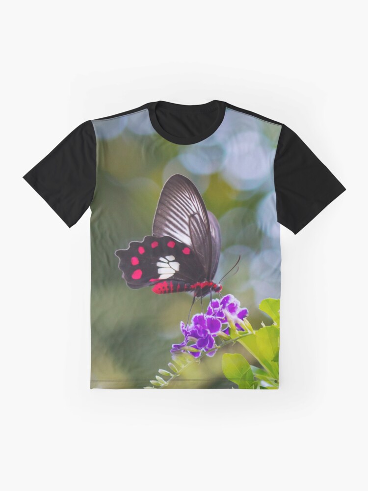 "Red-bodied Swallowtail Butterfly - Pachliopta polydorus" T-shirt for ...