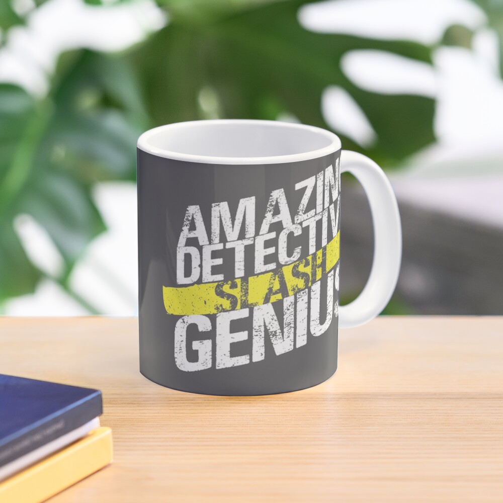 "Amazing Detective SLASH Genius" Coffee Mug for Sale by cogstees ...
