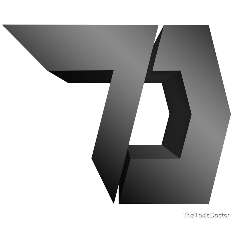"FUTURISTIC! TD - Logo 01 - Black 3D w/ Gradient " by TheToxicDoctor ...
